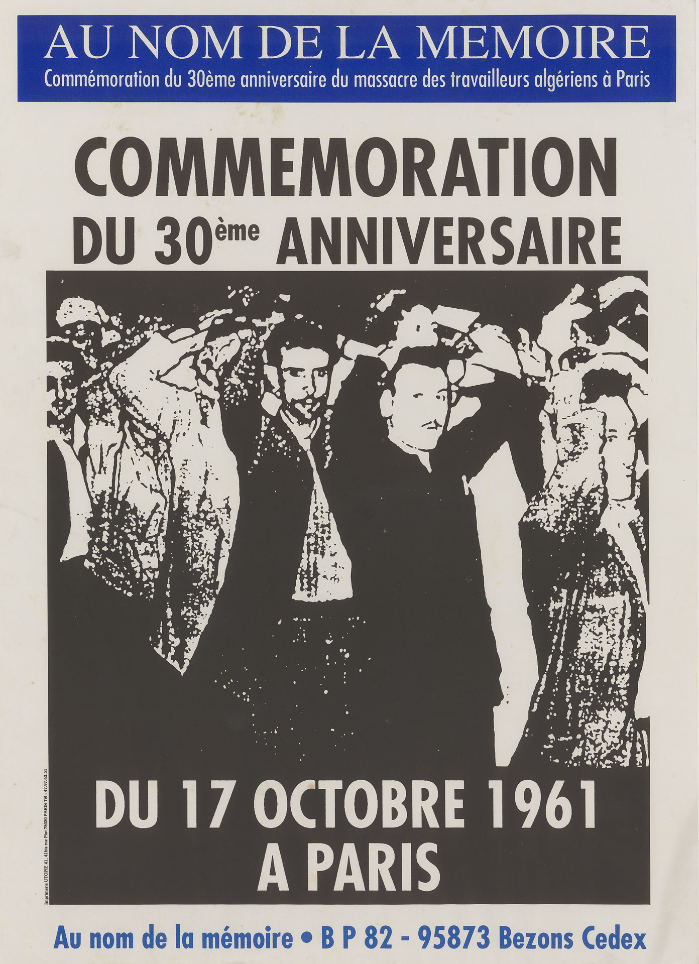 Commémoration du 30è anniversaire du 17 octobre 1961 | Musée de l ...